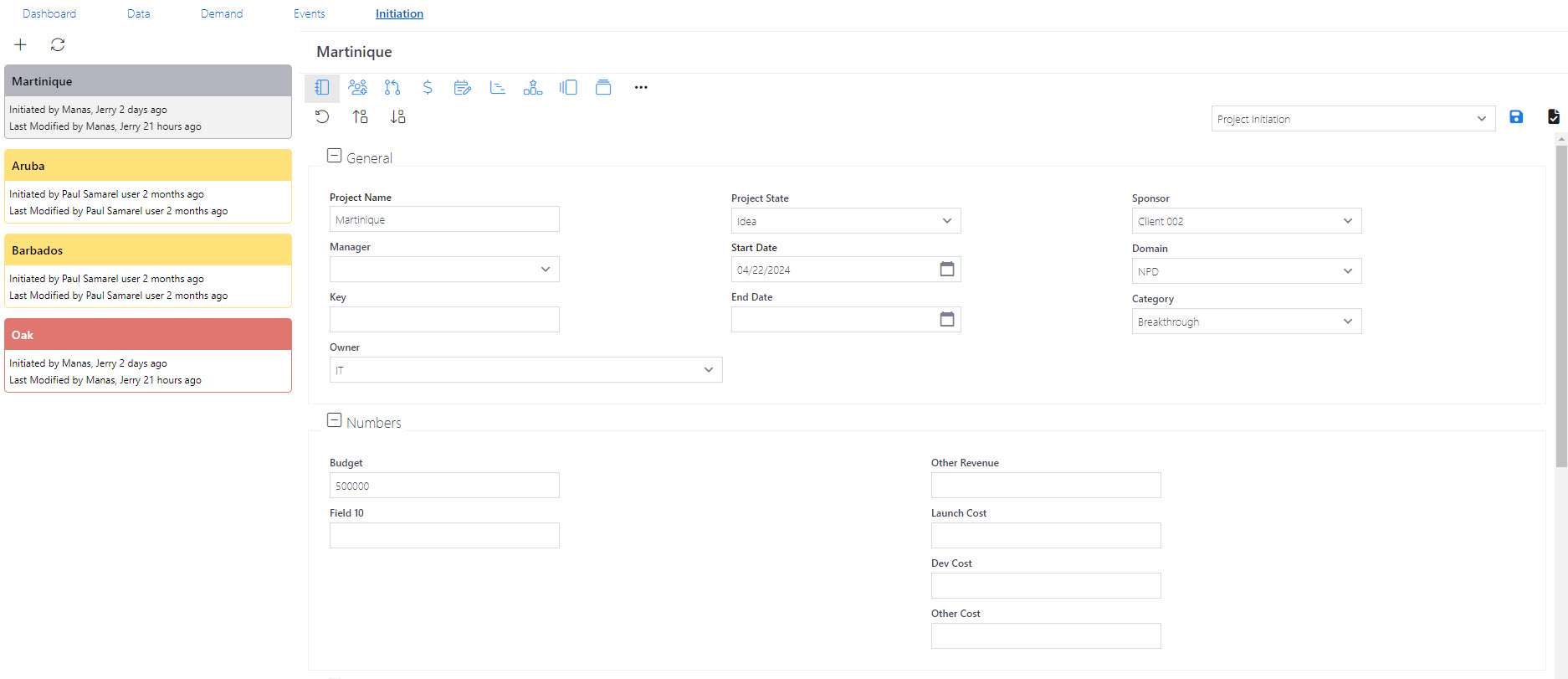 Project Intake and Initiation - PDWare