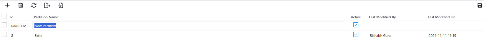 Using Partitions - PDWare