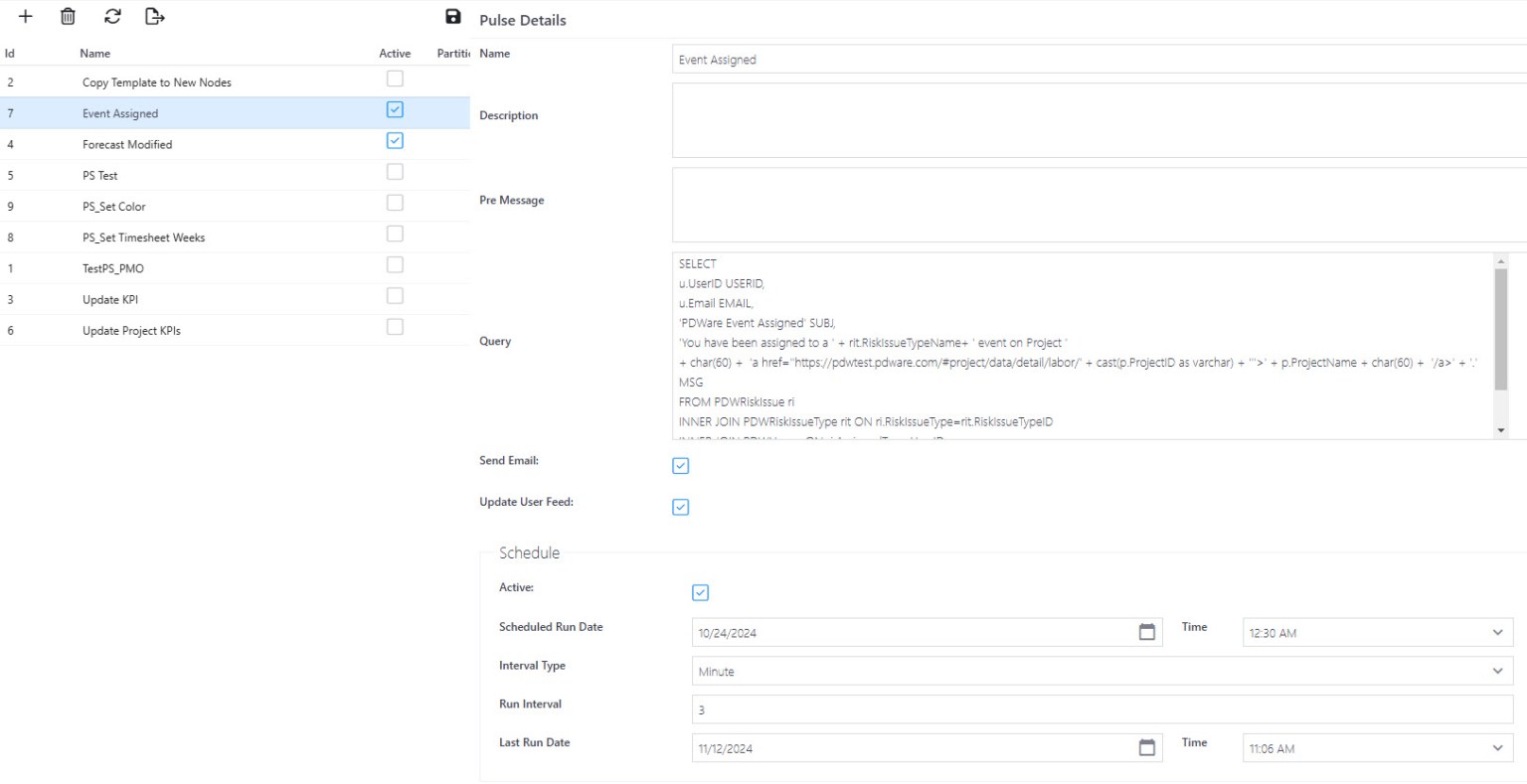 Using the Pulse Engine - PDWare
